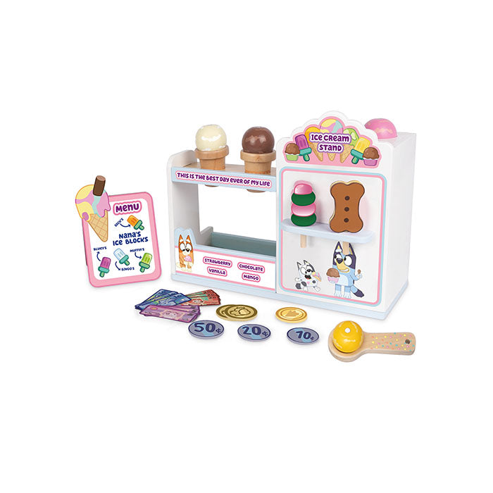 Bluey Wooden 26pc Ice Cream Set| Thekidzone